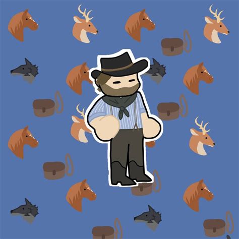 Chibi Rdr2 Button Pin Magnet Bottle Opener Etsy