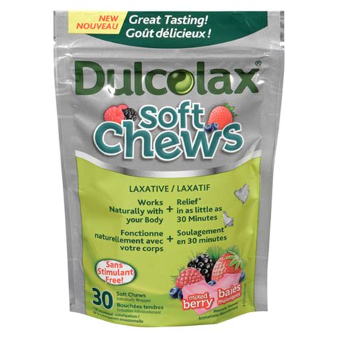 Dulcolax Laxative Soft Chew Mixed Berry 30 Ea Voilà Online Groceries And Offers