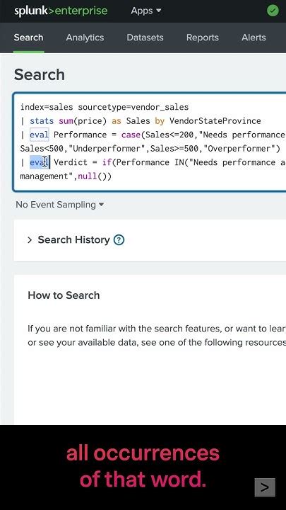splunk search tips youtube