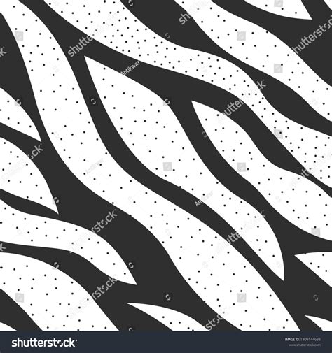 Monochrome Waves Pattern Abstract Wavy Vector Stock Vector Royalty Free 1309144633 Shutterstock