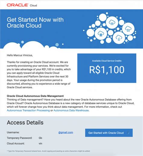 Oracle Cloud Infrastructure Post Creating An OCI Account Vinicius DBA