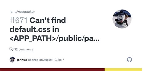 Can T Find Default Css In Public Packs Manifest Json Is Webpack Still