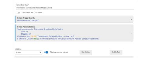 Away Mode For Thermostat Scheduler 📐 Rule Machine® Hubitat