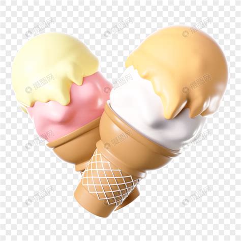 여름 만화 아이스크림 Png 일러스트 무료 다운로드 Lovepik
