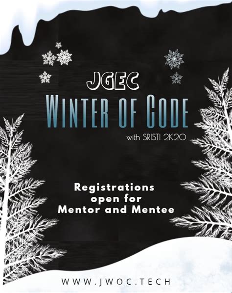 Jgec Winter Of Code Jwoc Home Facebook