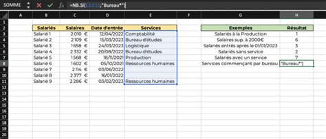 Les Caractères Génériques Sur Excel