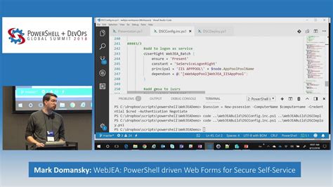 Webjea Powershell Driven Web Forms For Secure Self Service By Mark