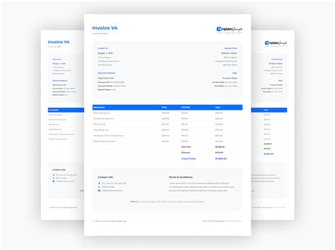 invoice v2 free bootstrap 5 html invoice template