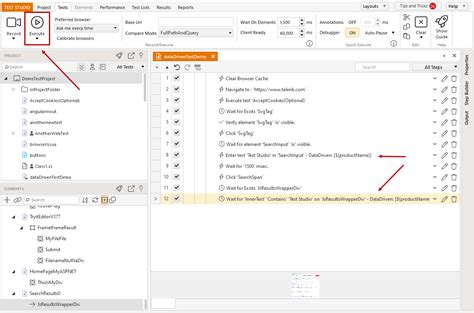 Data Driven Test With Built In Data Progress Test Studio