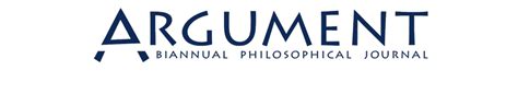Argument Biannual Philosophical Journal