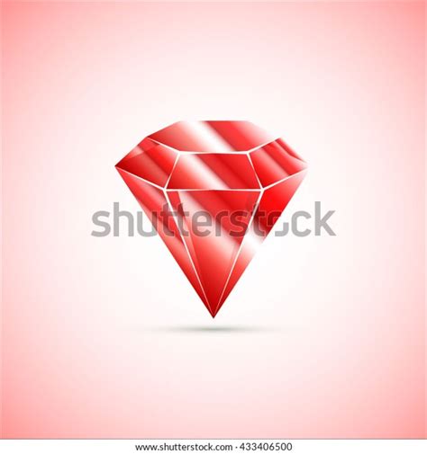 Ruby Stock Vector Royalty Free 433406500 Shutterstock