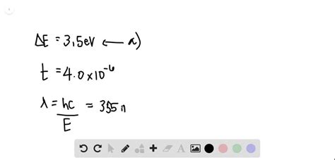 Solved ∙a Certain Atom Has An Energy Level 3 50 Ev Above The Ground