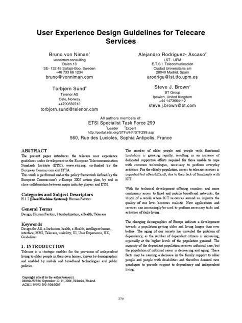 Pdf User Experience Design Guidelines For Telecare Services Dokumen