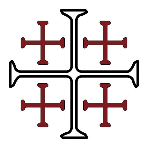 Jerusalem Cross The Crusader Cross Meaning Symbolism And Origin