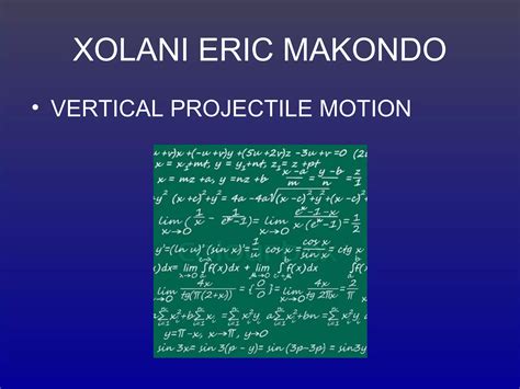 1 Vertical Projectile Motion Ppt