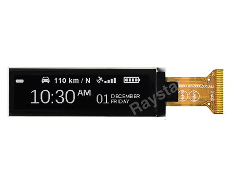 2 08 inch oled grayscale module with 256x64 resolution raystar