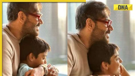 Ajay Devgan Enjoys Baap Beta Moment With Yug Calls It Best Part Of Any Day