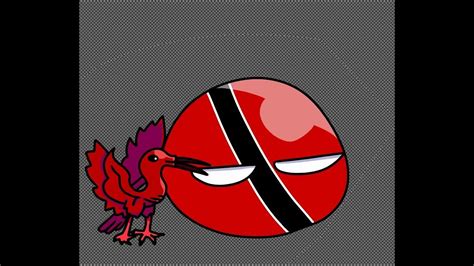 트리니다드 토바고 그리기 🇹🇹 10살 샤니볼 컨트리볼 새 국기 폴란드볼 트리니나드 Youtube