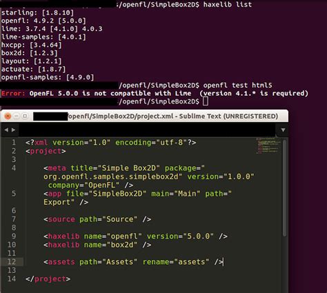 Openfl 500 Update Problem Openfl Community