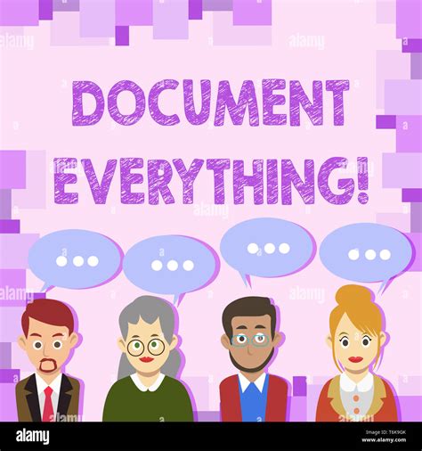 Conceptual Hand Writing Showing Document Everything Concept Meaning Computer File That Contains