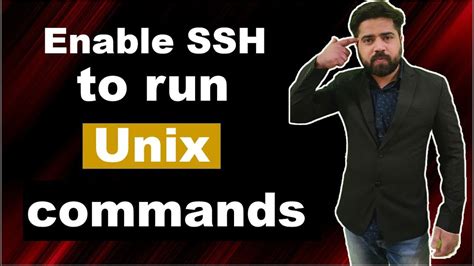 Enable Ssh In Ubuntu To Run Unix Commands YouTube