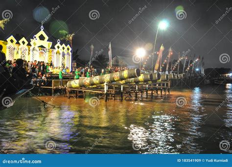 Meriam Karbit Is A Traditional Cannon Made Of Bamboo Wood Editorial Photo