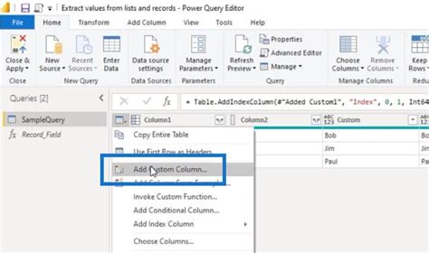 Extract Values From Records And Lists In Power Query Master Data Skills AI