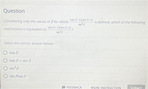 questionconsidering only the values of β ﻿for which