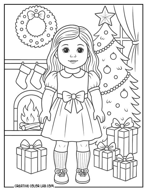 Free American Girl Coloring Pages Pdf