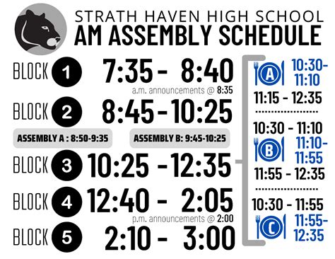 Bell Schedules Broken Down The Panther Press