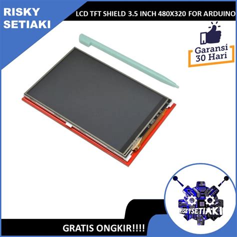 jual lcd tft shield 3 5 inch 480x320 for arduino uno mega with