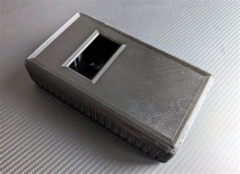 Esp32 Oled 433mhz Module Enclosure Entirely Using Snap Joints By