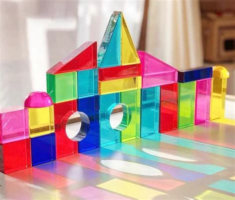 Lucite Architecture Translucent Blocks My Etsuko