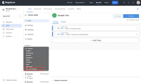 Executing Your Rapid Tests Locally