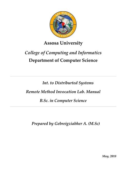 RMI Java Programming Lab Manual 2019 PDF