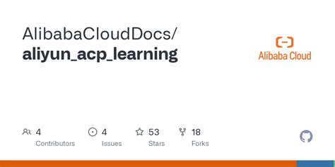 Github Alibabaclouddocsaliyunacplearning