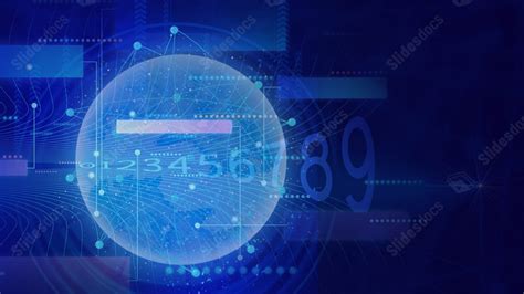 Digital Technology Digital Blue Gradient Technology Wind Powerpoint