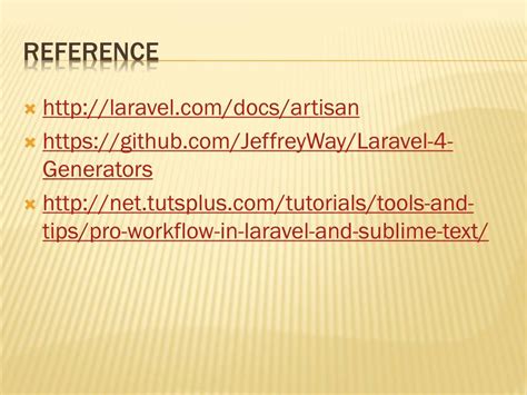 Ppt Laravel And Artisan Cli Powerpoint Presentation Free Download Id2856105