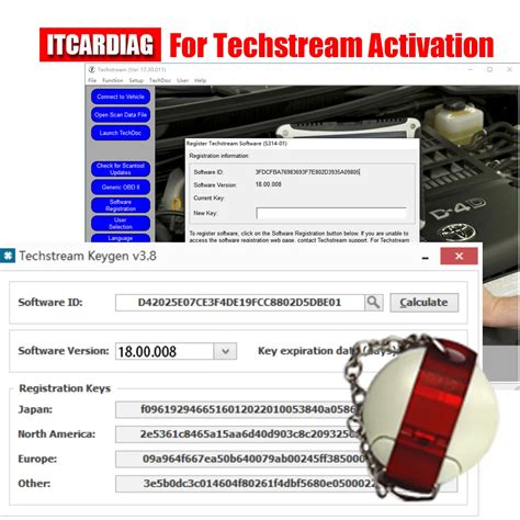 For 18 00 008 PASSCODE Keygen V3 8 For Techstream Software Registration Seed Number Calculator