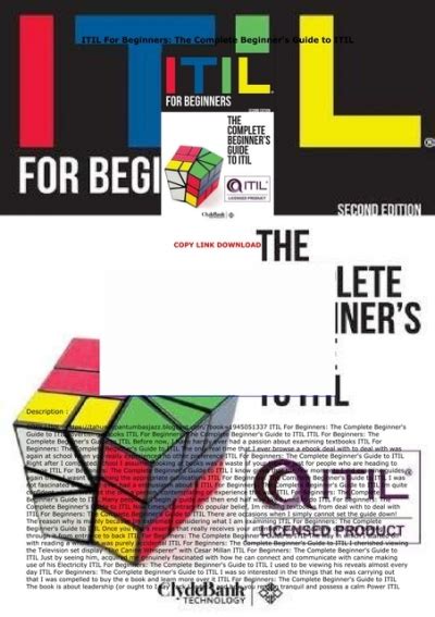 Download Pdf Itil For Beginners The Complete Beginners Guide To Itil