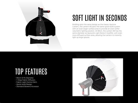 Aputure Lantern 90 Softbox Red Dot Photo