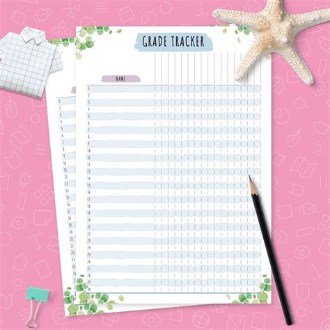 Teacher Homework Tracker Template Template Printable Pdf