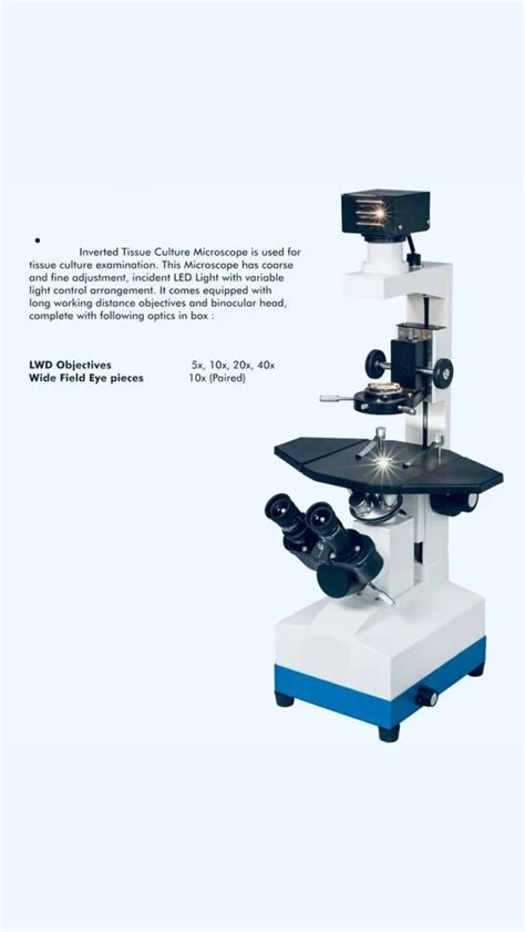 Tissue Culture Microscope Led Magnification 40x At ₹ 45000 In Ambala