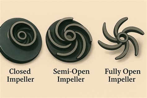 Pump Impellers Closed Semi Open And Fully Open Designs The Pump Expert