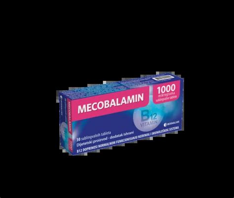 Mecobalamin tablete 1000g sublingvalne 30 kom - Moja Apoteka