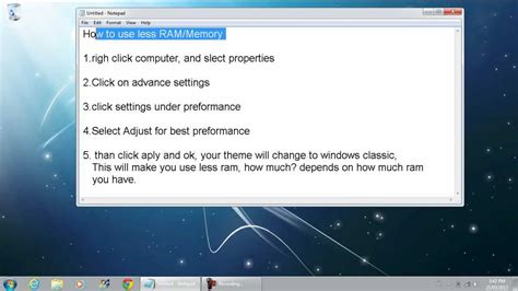 How To Use Less RAM Memory EASY HD YouTube