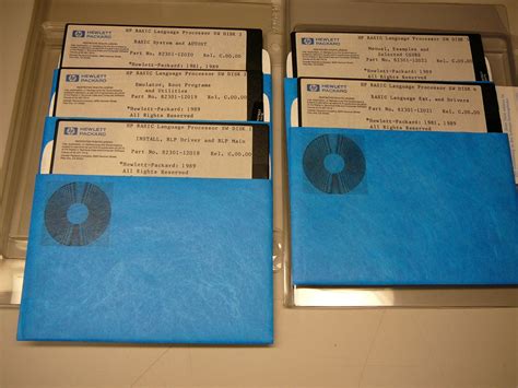 HP Agilent HP BASIC Language Processor Software 5 Disks Rev C 00 00 Sell Rent Lease Buy