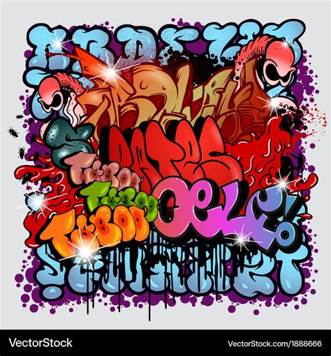 Urban Street Art Tags And Graffiti Royalty Free Vector Vectorstock