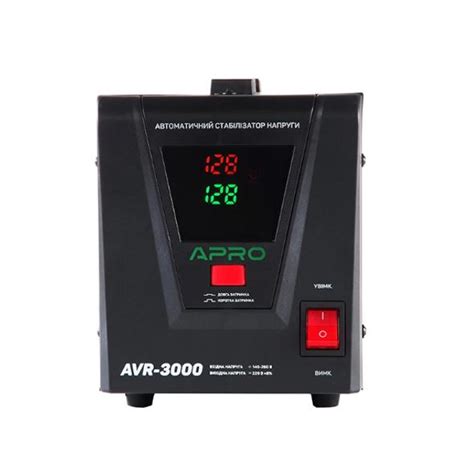 Стабілізатор напруги релейний Apro Avr 3000 фото відгуки характеристики в інтернет магазині