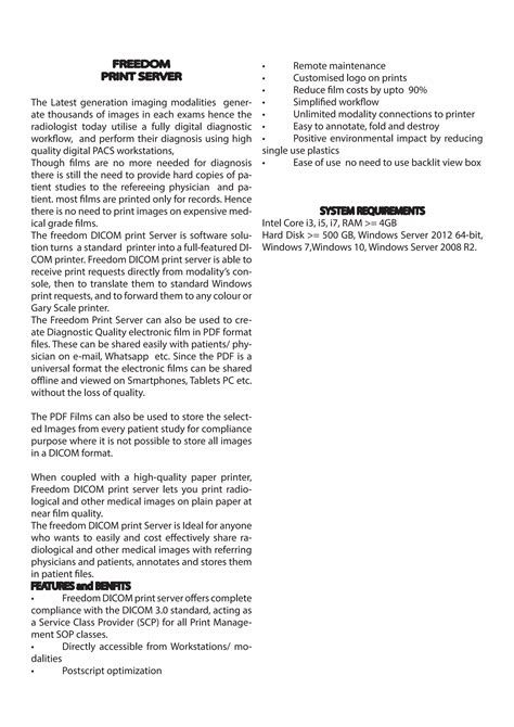 Dicom Print Software Pdf